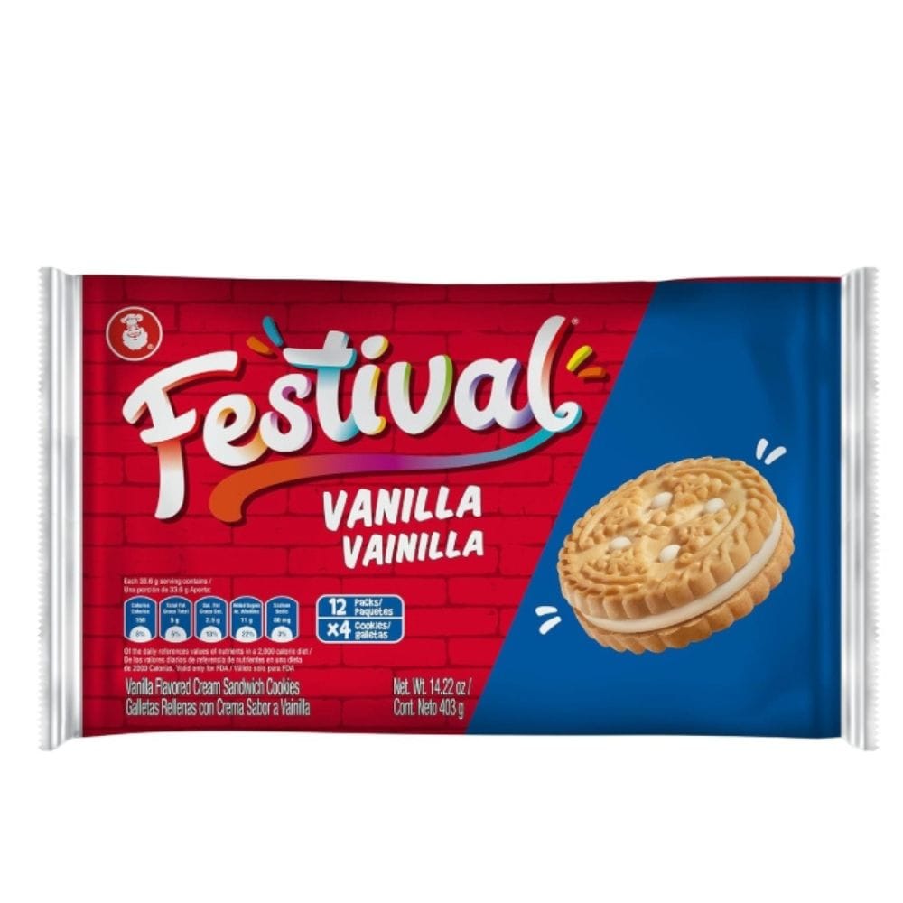Festival Vanilla Cookies 14.2 Oz - Cafe Pinar Cuban Market