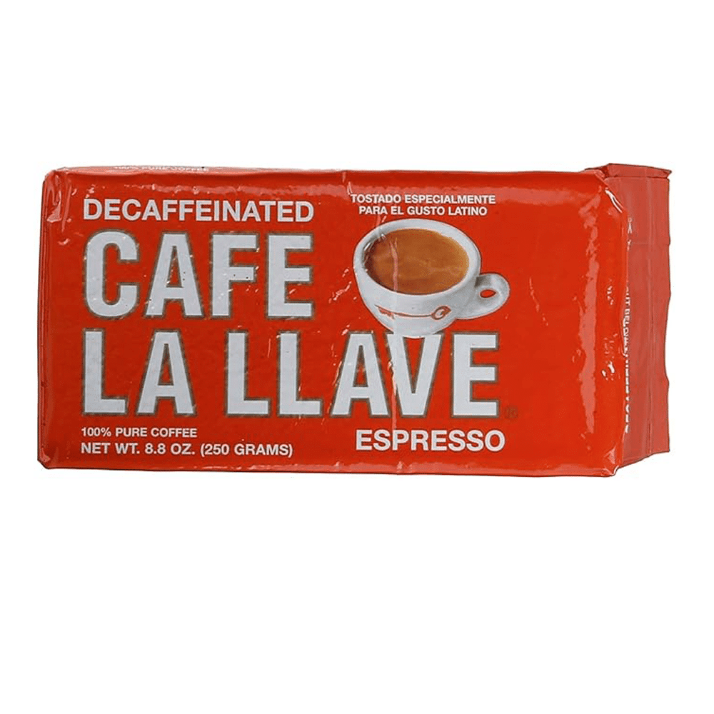 Decaf Cafe La Llave 8.8 Oz Ground Brick - Cafe Pinar Cuban Market