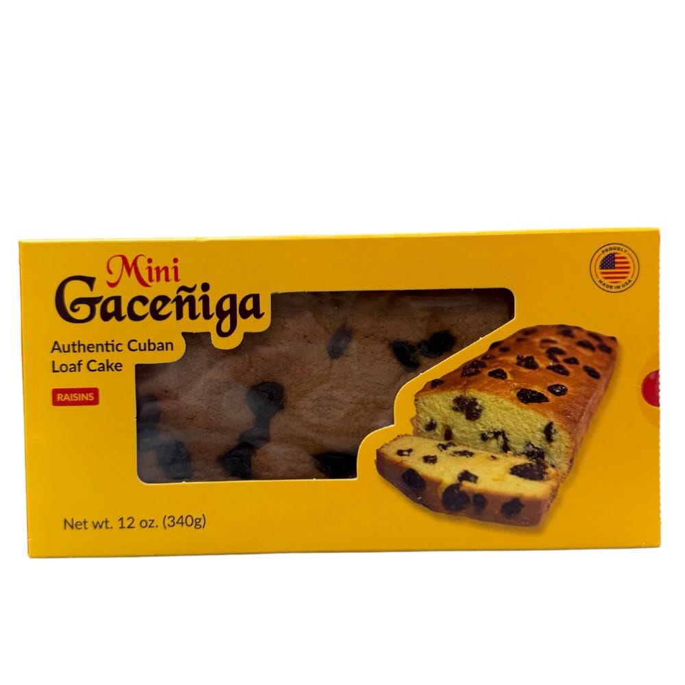 Mini Gaceñiga Authentic Cuban Loaf Cake 12oz - Cafe Pinar Cuban Market
