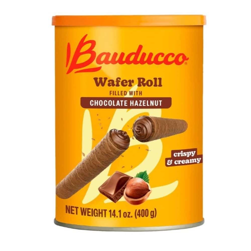 Bauducco Wafer Roll Filler with Chocolate Hazelnur 14.1oz - Cafe Pinar ...