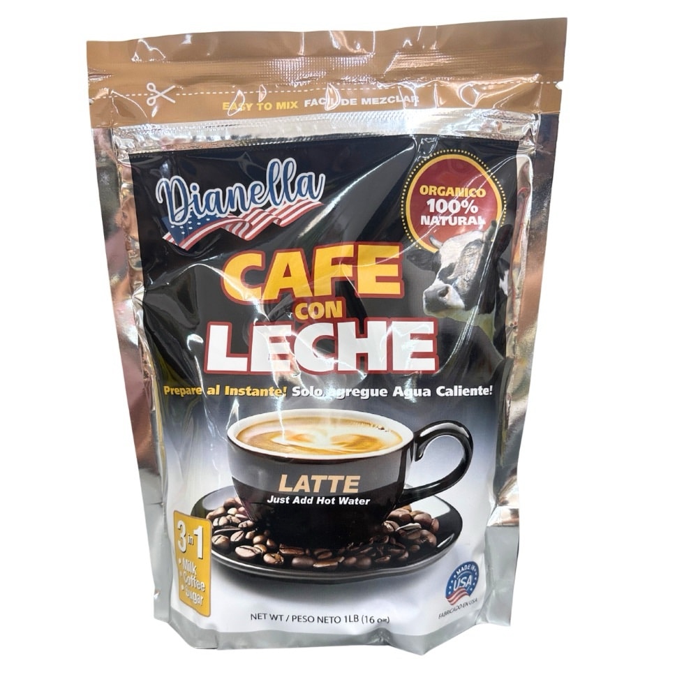 Latte / Cafe con Leche - Cafe Pinar Cuban Market
