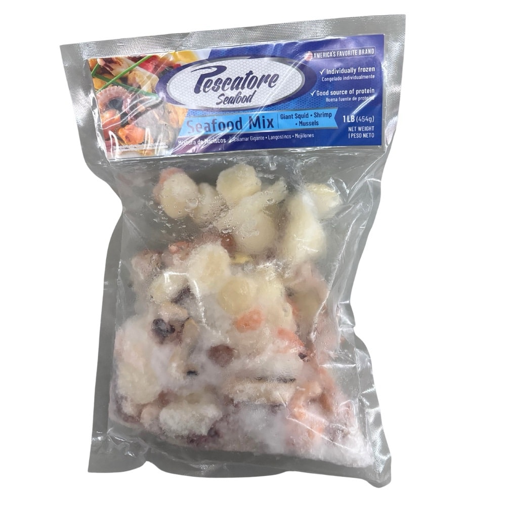 Seafood Mix / Giant Squid, Shrimp, Mussels 1 lb - Cafe Pinar Cuban Market