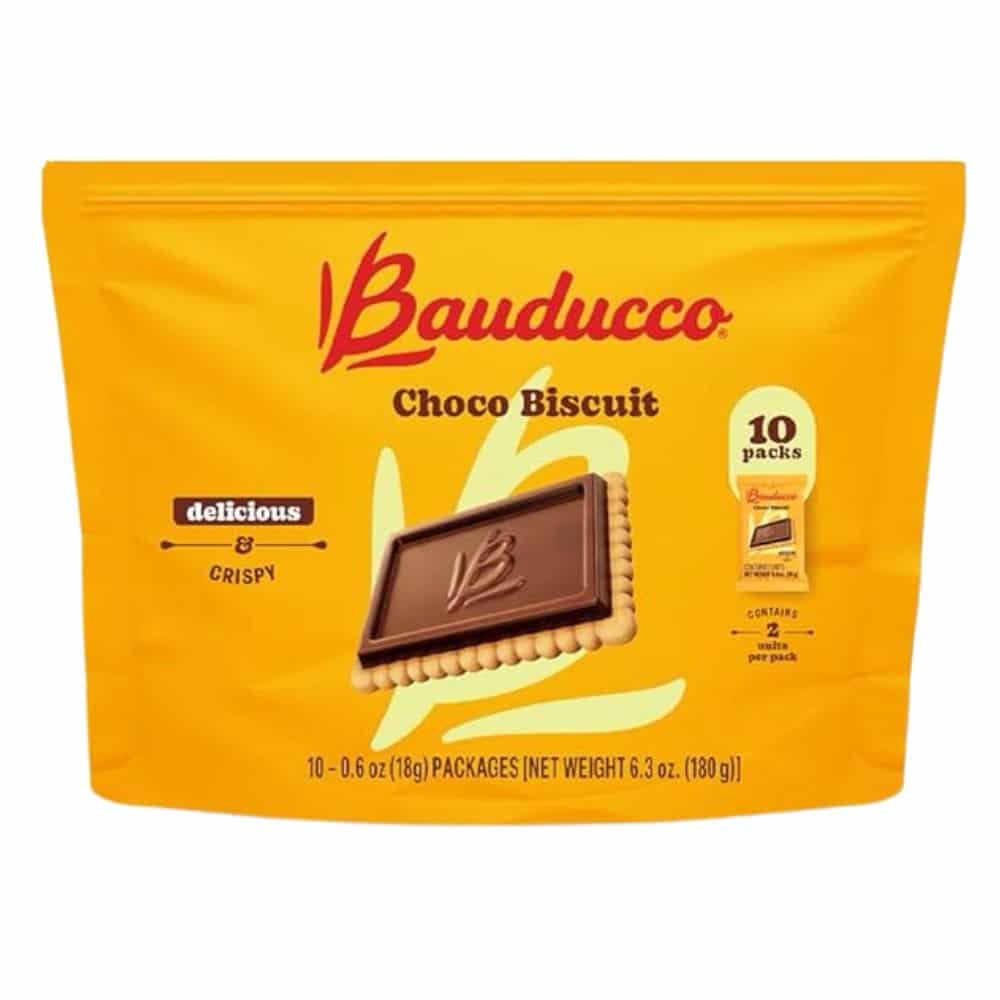 Bauducco Choco Biscuit 10 packs 180g - Cafe Pinar Cuban Market