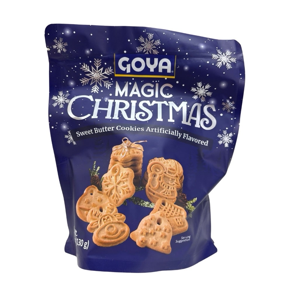 Goya Magic Christmas Sweet Butter Cookies Artificially Flavored - Cafe ...