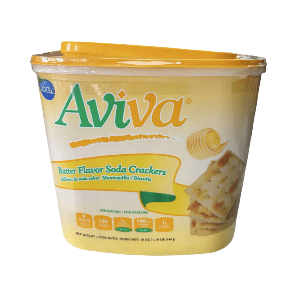 Aviva Butter Flavor Soda Crackers - Cafe Pinar Cuban Market
